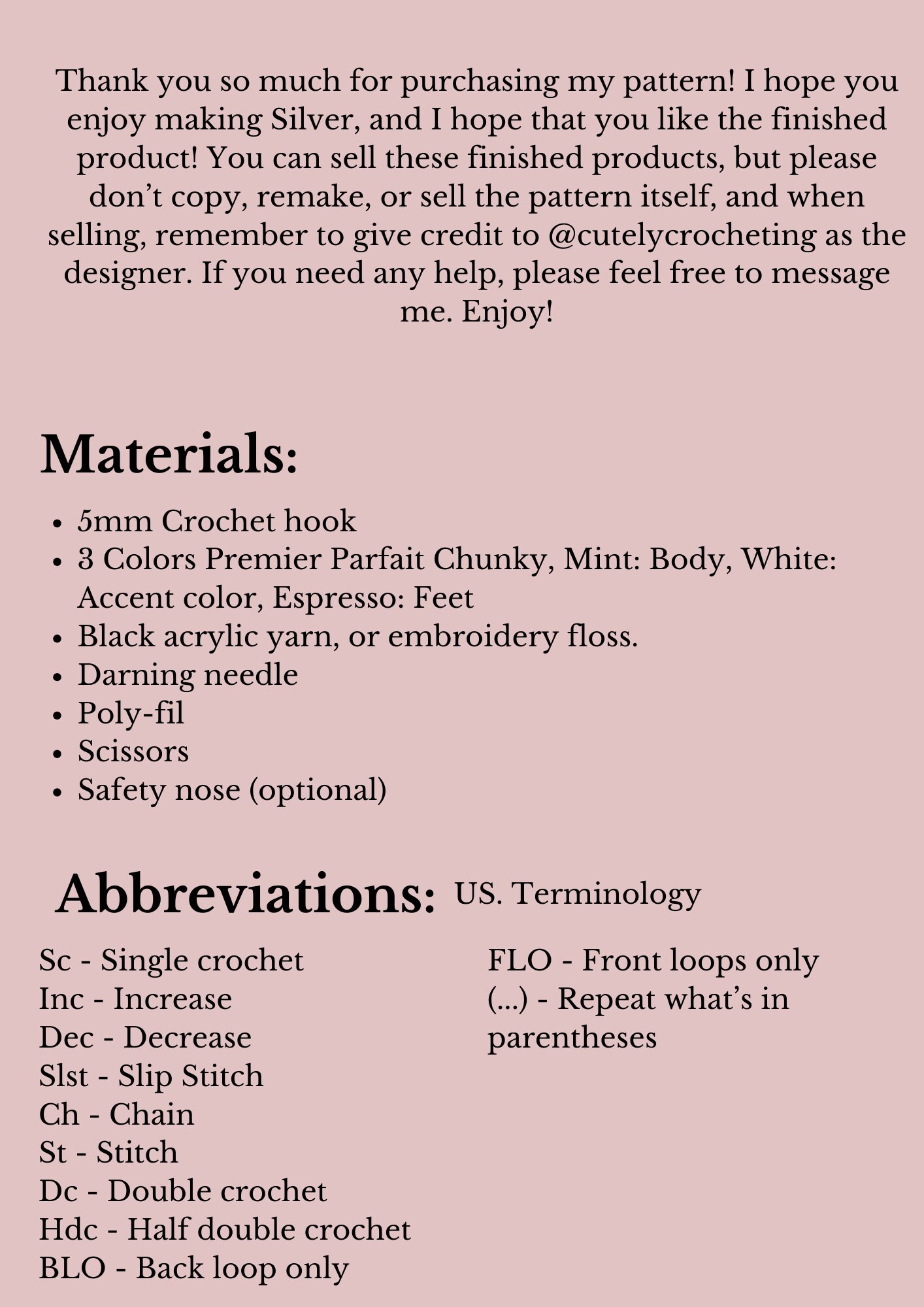 Silver the Sleepy Fox Pattern, Crochet Pattern, Amigurumi Pattern ...