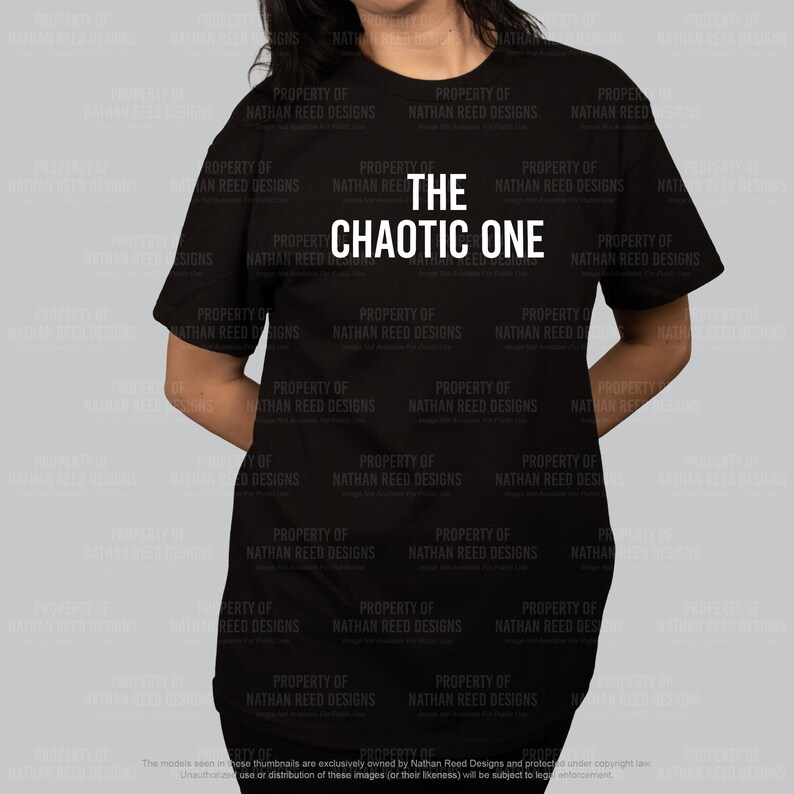 The Calm One the Chaotic One Shirts Matching Couples Unisex Graphic ...