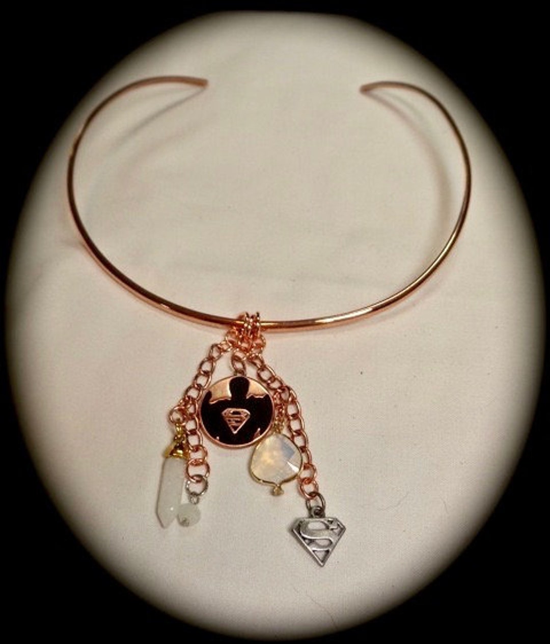 Crystal Transformation A D.C. Comic Superman Choker Necklace - Etsy