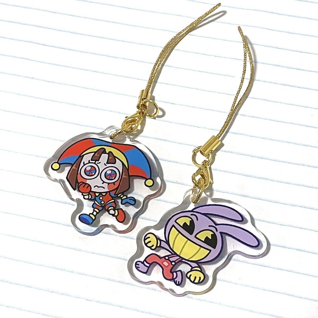 The Amazing Digital Circus Fanmade 1.5in Acrylic Keychain / Phone Strap ...