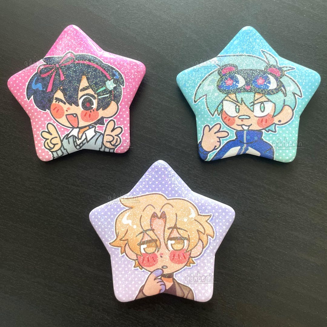 Alien Stage / ALNST Star Pins : Ivan, Till, Luka - Etsy
