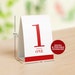 Black Table Tent Cards. 1-50 Table Numbers - Etsy