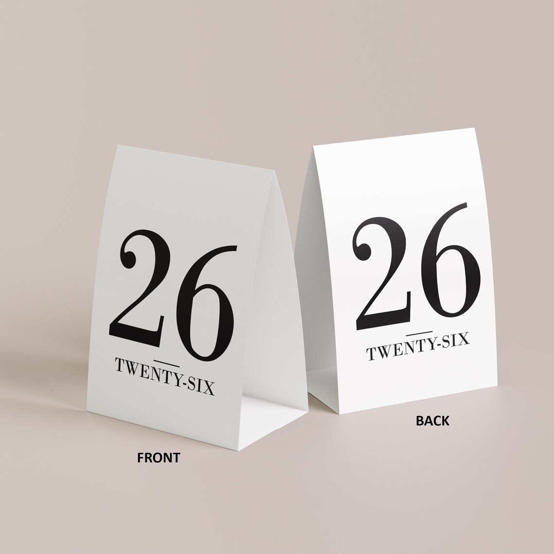 Black Table Tent Cards. 1-50 Table Numbers - Etsy