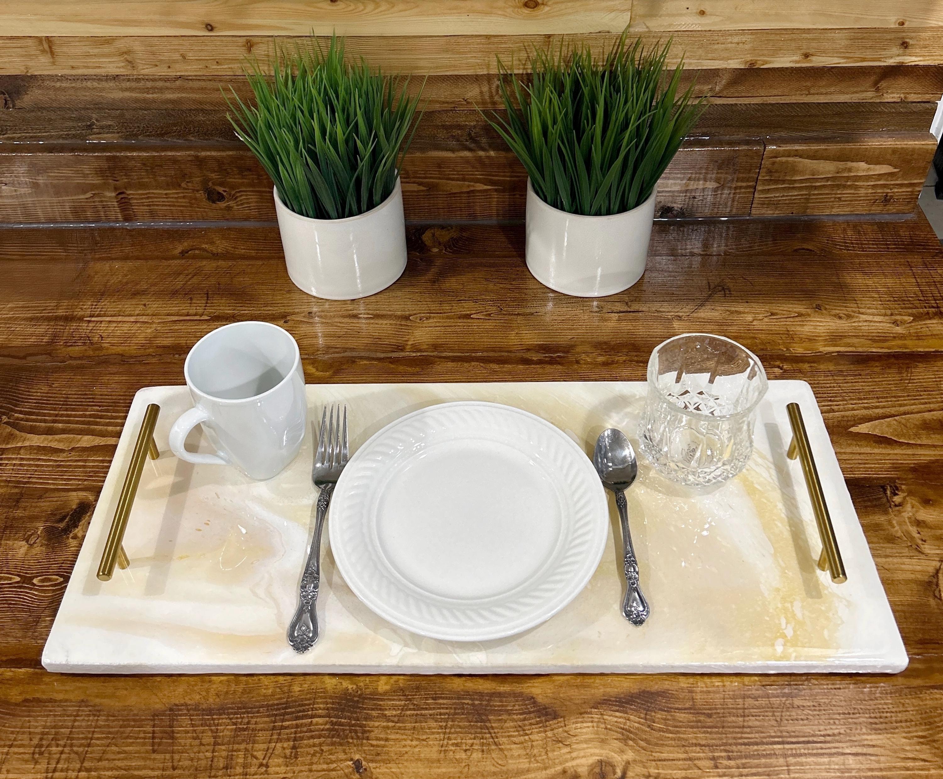 Elegant Hand-crafted Laser Engraved Epoxy Serving Tray - Etsy