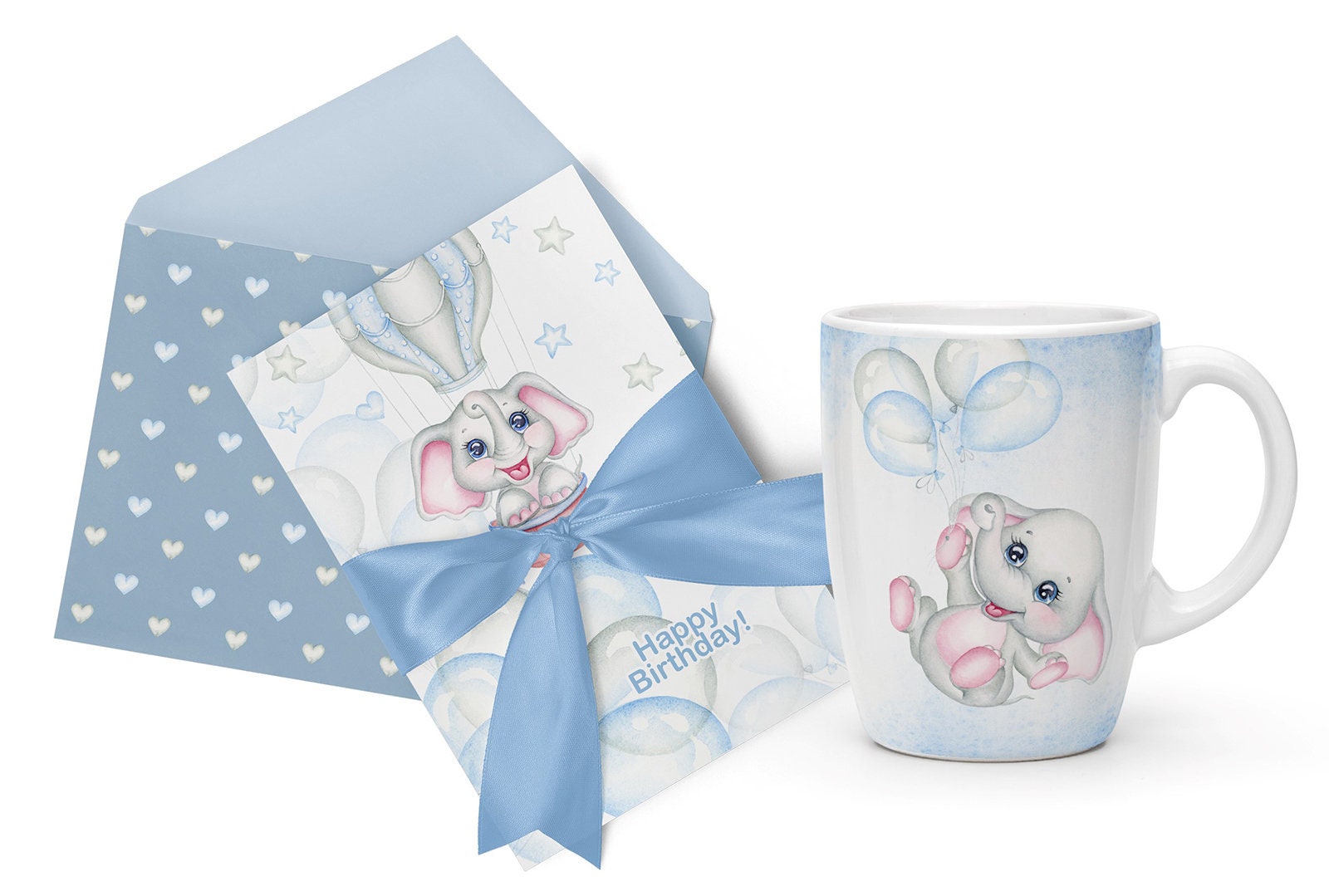 Cute Baby Elephant Watercolor Clipart, Elephant PNG, Elephant Baby ...