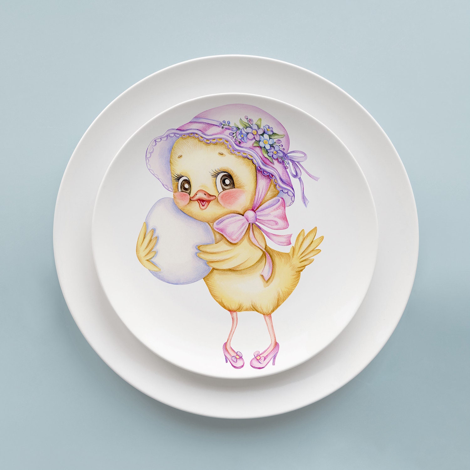 Easter Clipart, Cute Chick Clipart, Easter Watercolor Clipart, Easter ...