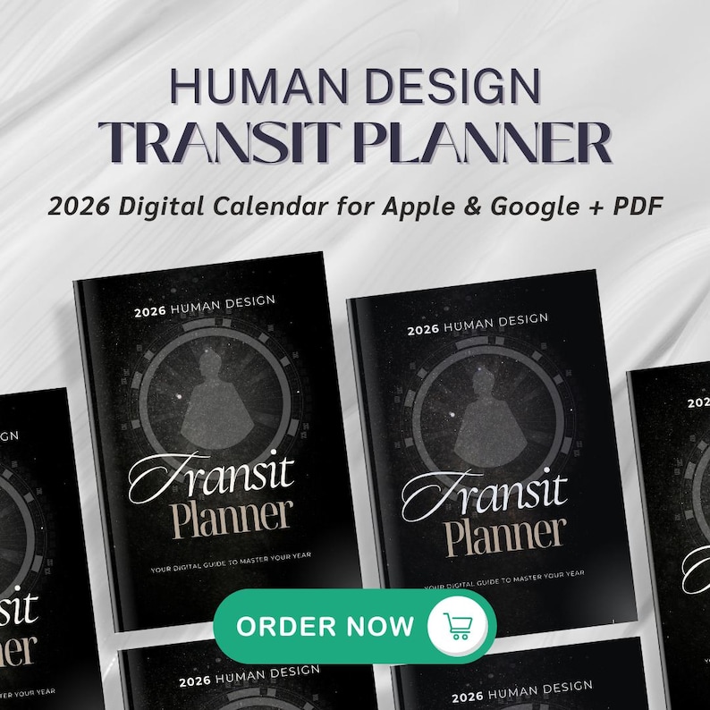 2026 Human Design Transit Planner for ADHD Brains, Printable PDF ...