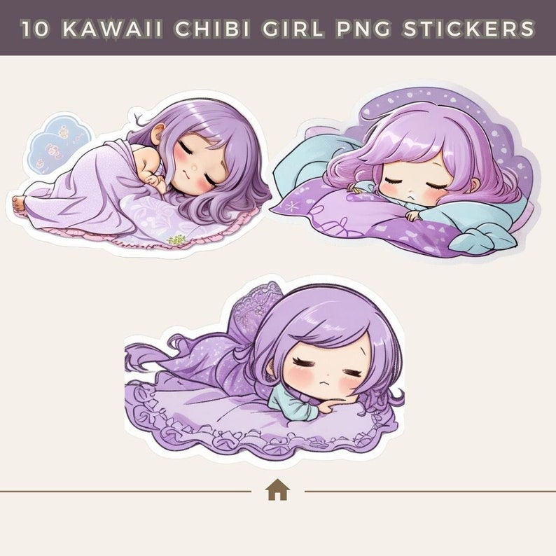 Cute Chibi Character Girl, Chibi Character Png, Daily Life Stickers ...