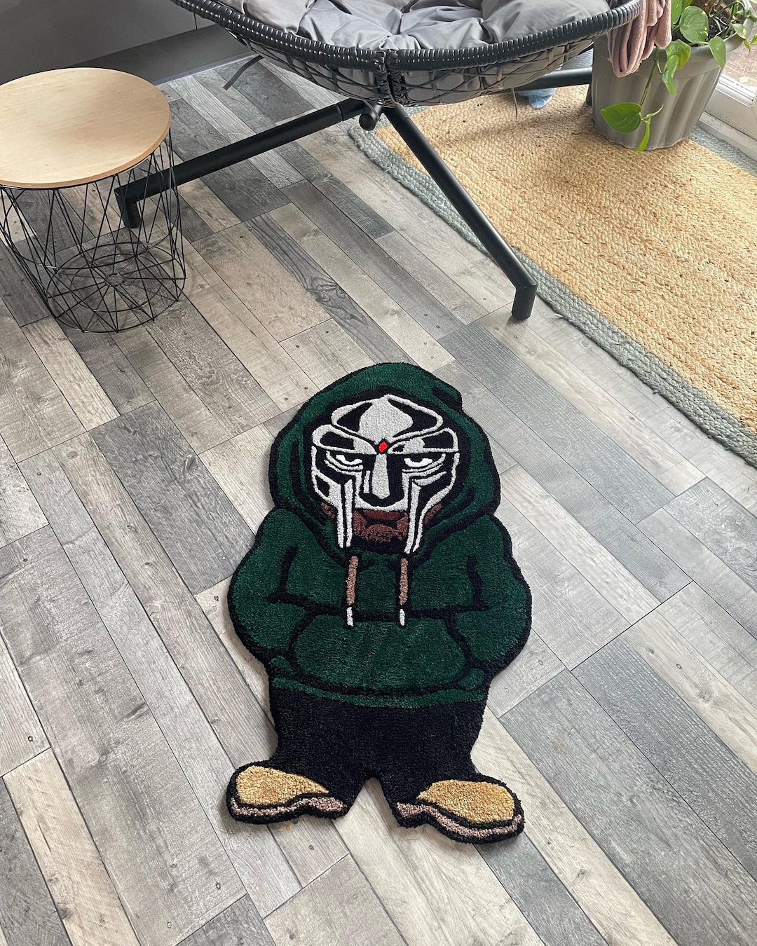 MF DOOM Custom Handmade Tufted Rug - Etsy