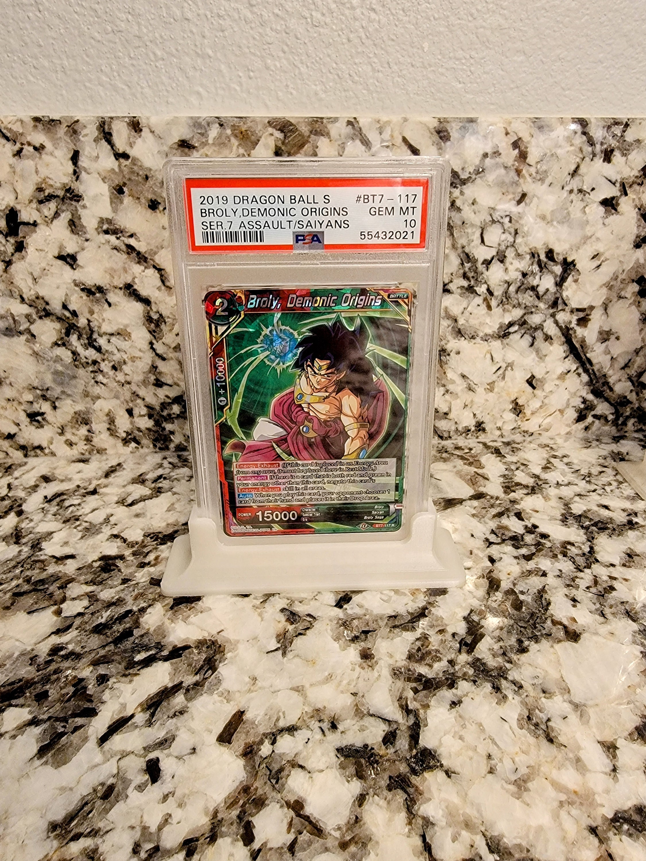 Glow in the Dark 3D Printed Card Display (fits BGS, PSA, CGC) - Etsy