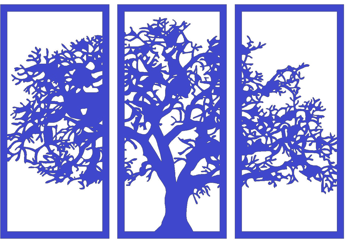 Tree - Dxf File - Laser Cut - Plasma Cut - Etsy