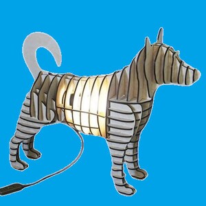 Table Lamp Dog - Dxf File - Cnc Router- Laser Cut - Plasma Cut - Etsy