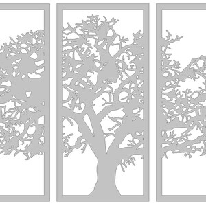 Tree - Dxf File - Laser Cut - Plasma Cut - Etsy