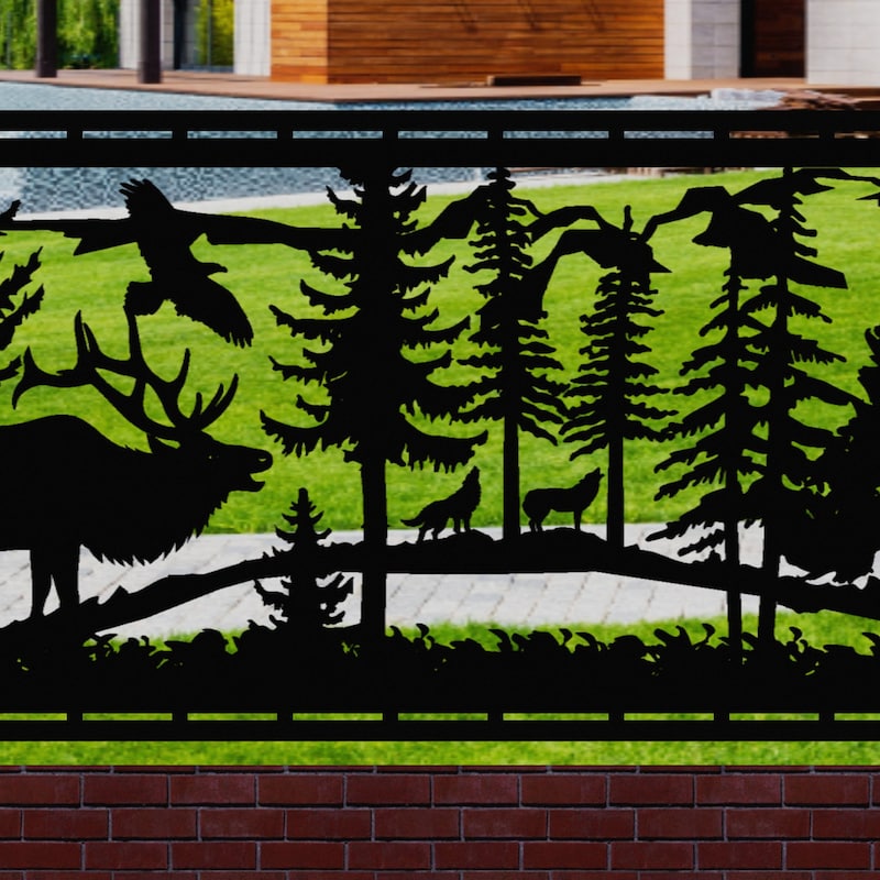 Metal Railing Art Files - Etsy