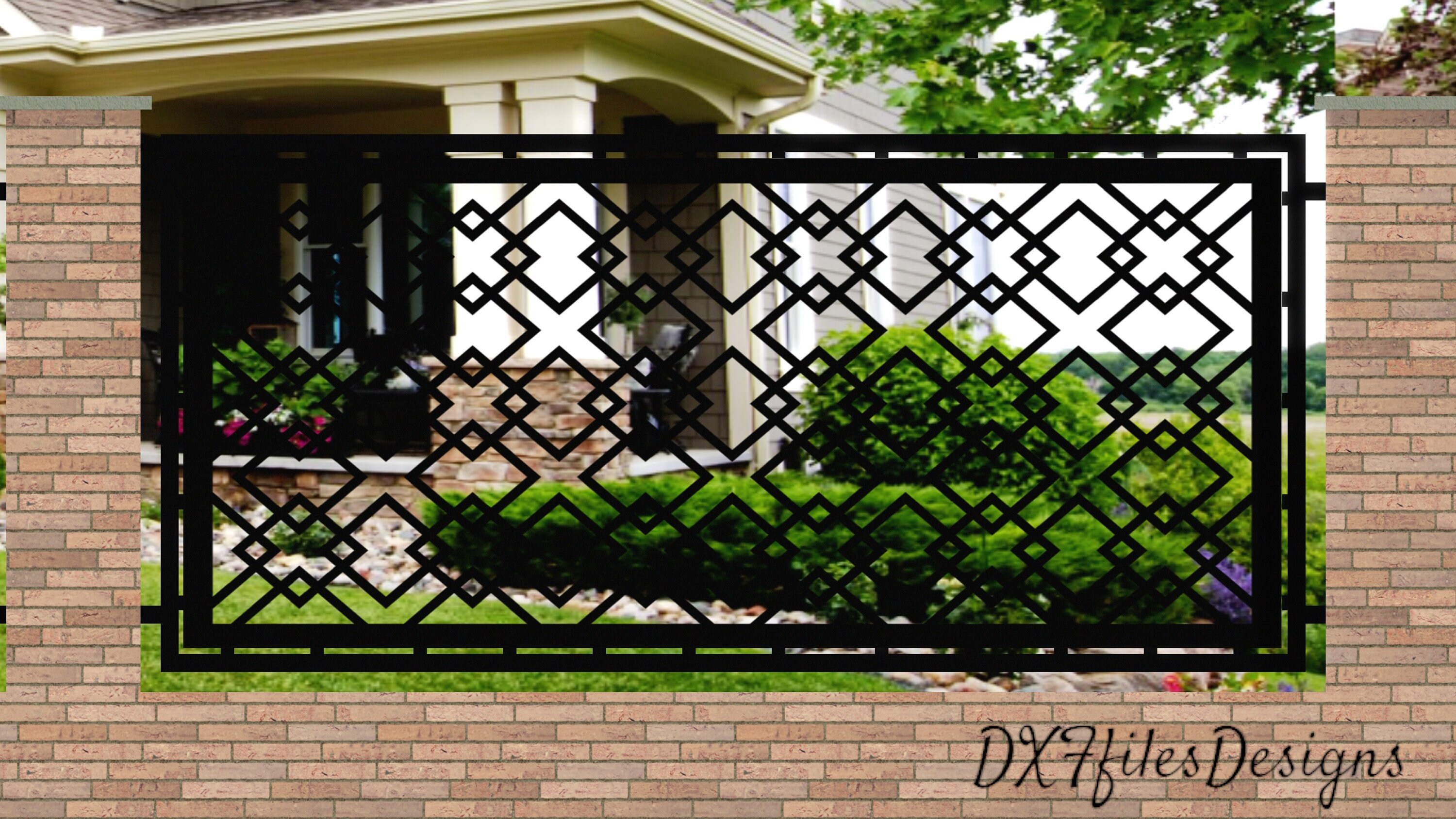 Fence Panel 29101 - Dxf File - Laser Cut - Plasma Cut - Etsy