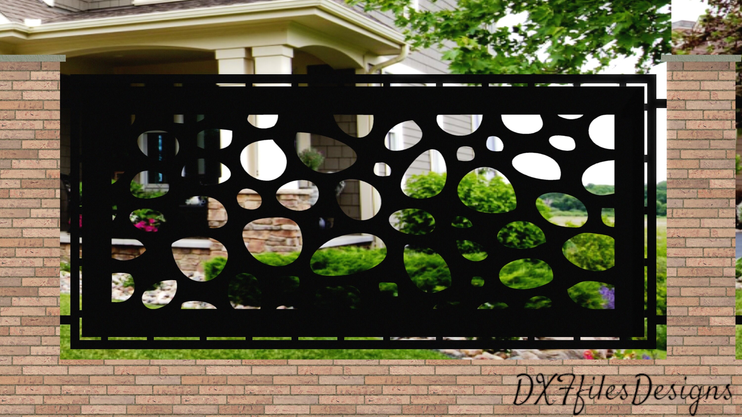 Fence Panel 29110 - Dxf File - Laser Cut - Plasma Cut - Etsy