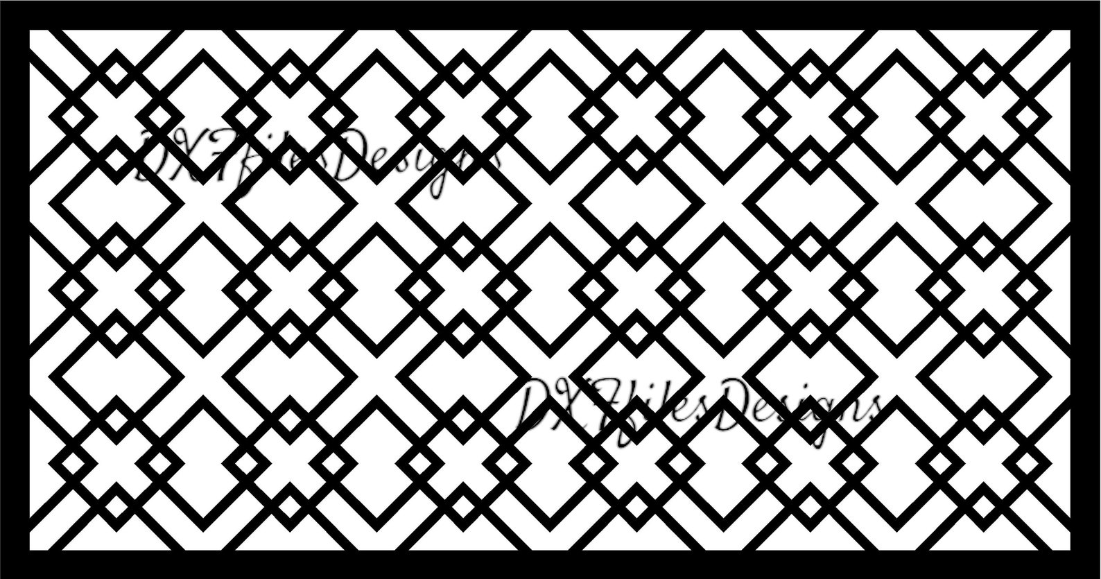 Fence Panel 29101 - Dxf File - Laser Cut - Plasma Cut - Etsy