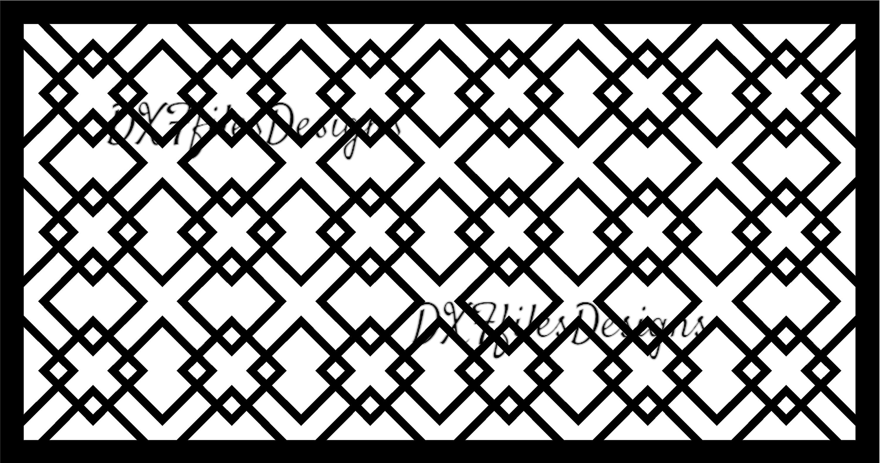 Fence Panel 29101 - Dxf File - Laser Cut - Plasma Cut - Etsy