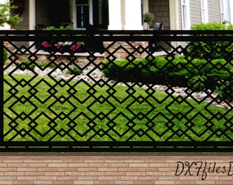 Fence Panel 29101 - Dxf File - Laser Cut - Plasma Cut - Etsy