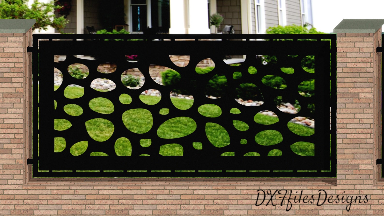 Fence Panel 29110 - Dxf File - Laser Cut - Plasma Cut - Etsy