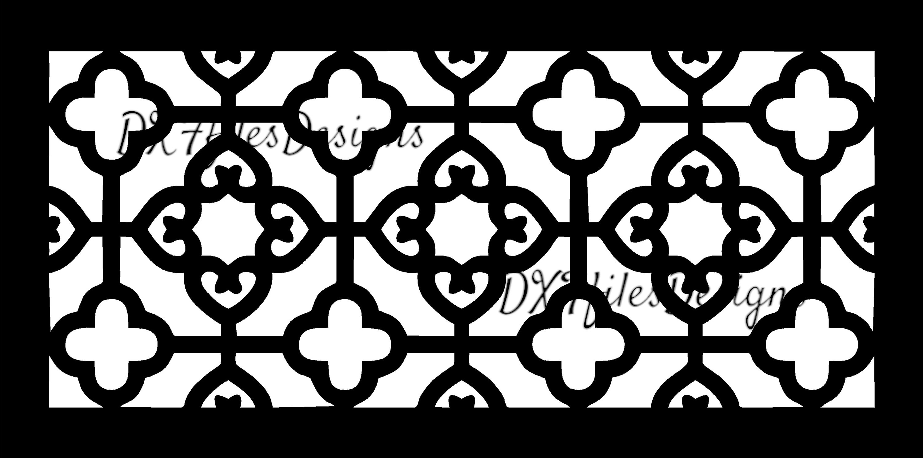 Fence Panel 29108 - Dxf File - Laser Cut - Plasma Cut - Etsy