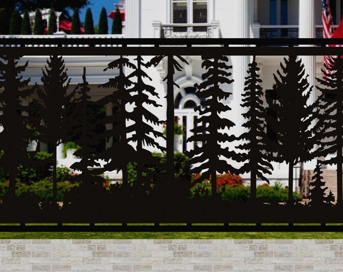 Just-trees-24x48-cm - Dxf File - Laser Cut - Plasma Cut - Etsy