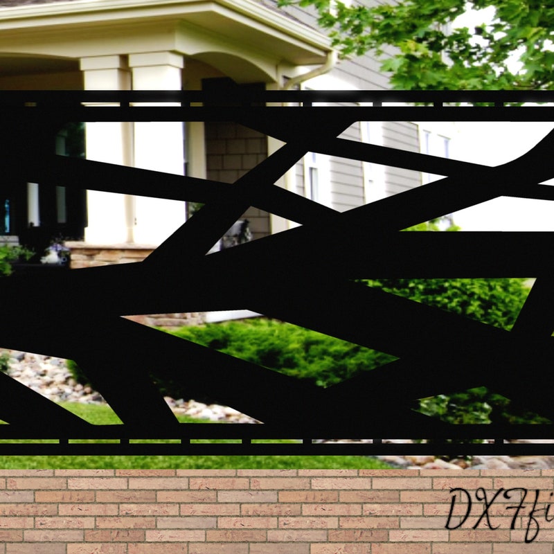 Cnc Plasma Cut Fence Panels - Etsy