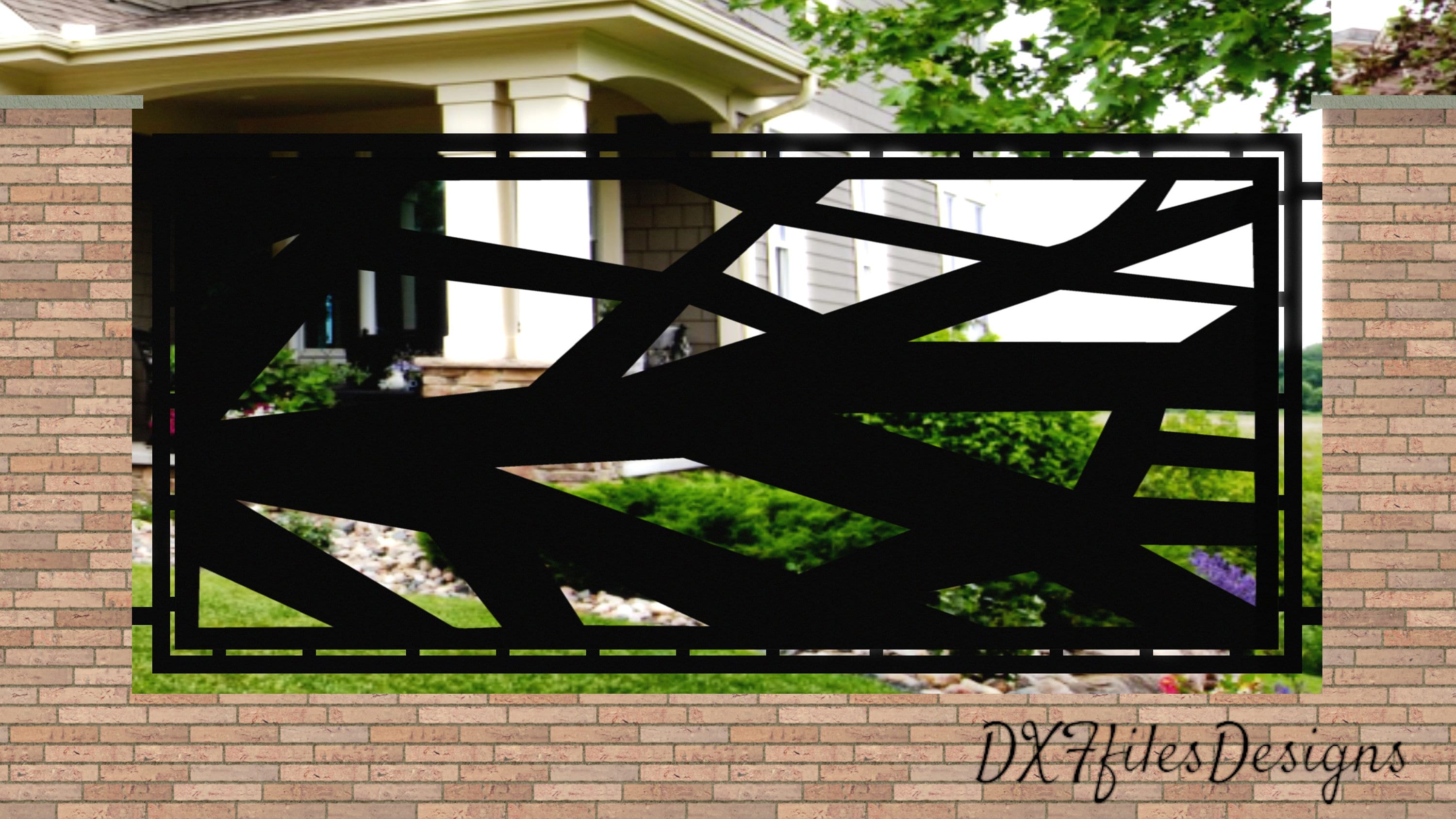 Fence Panel 29117 - Dxf File - Laser Cut - Plasma Cut - Etsy