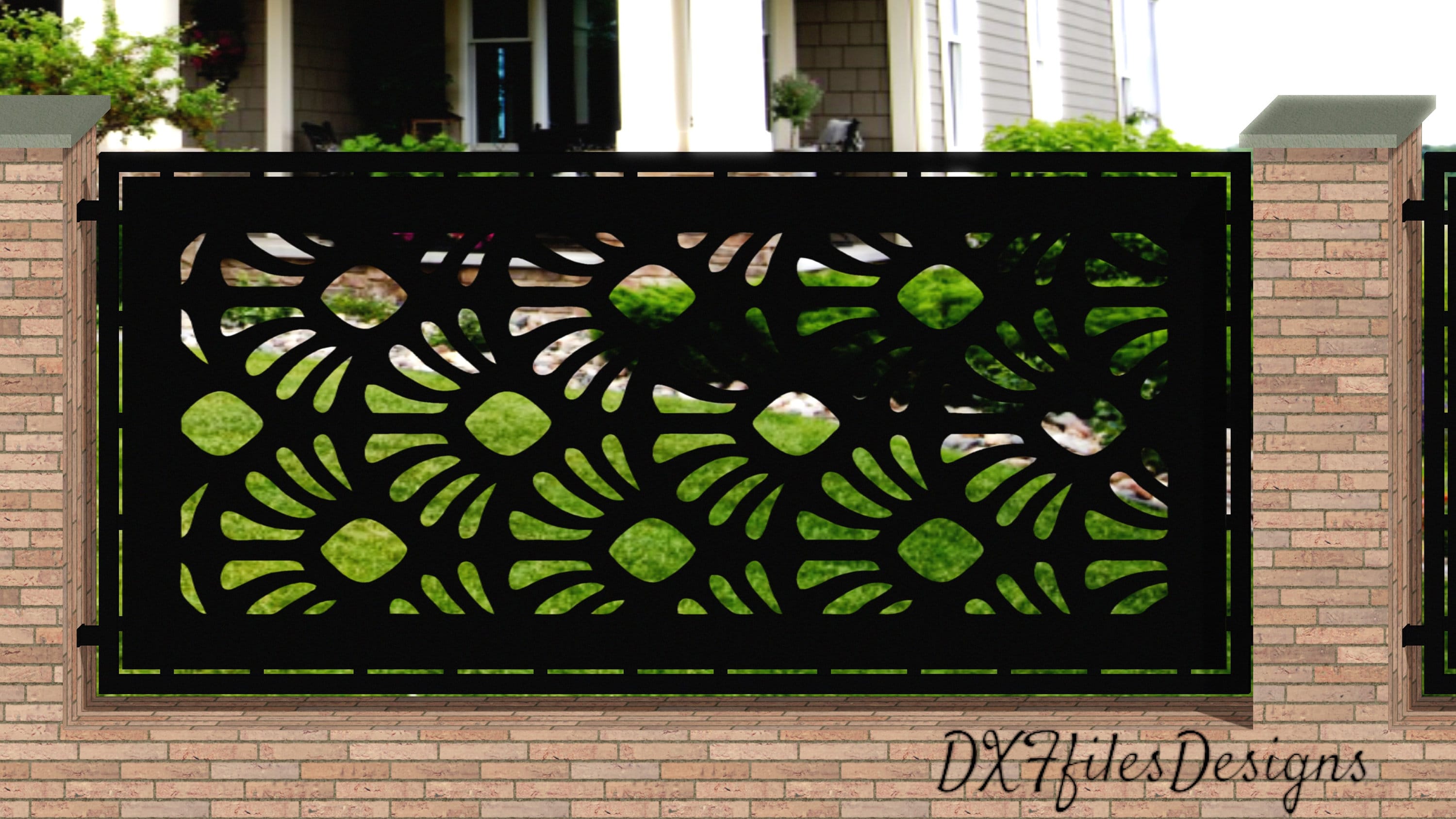 Fence Panel 29115 - Dxf File - Laser Cut - Plasma Cut - Etsy