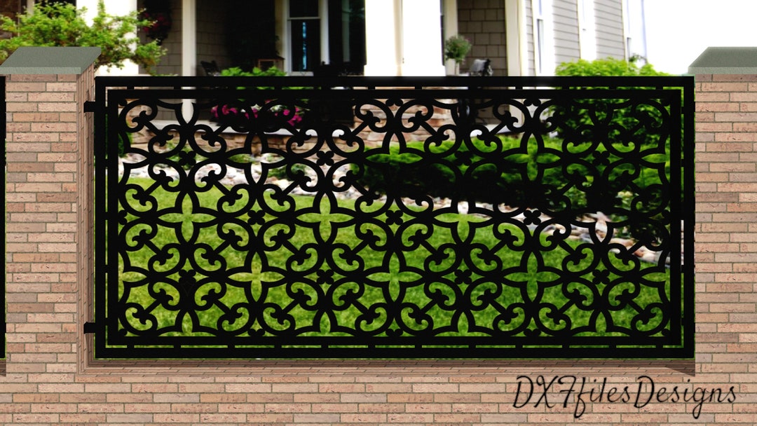 Fence Panel 29120 - Dxf File - Laser Cut - Plasma Cut - Etsy