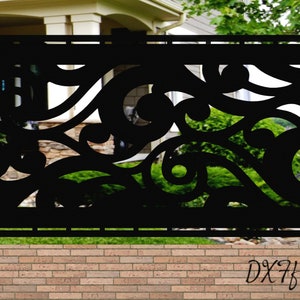 Fence Panel 29105 - Dxf File - Laser Cut - Plasma Cut - Etsy