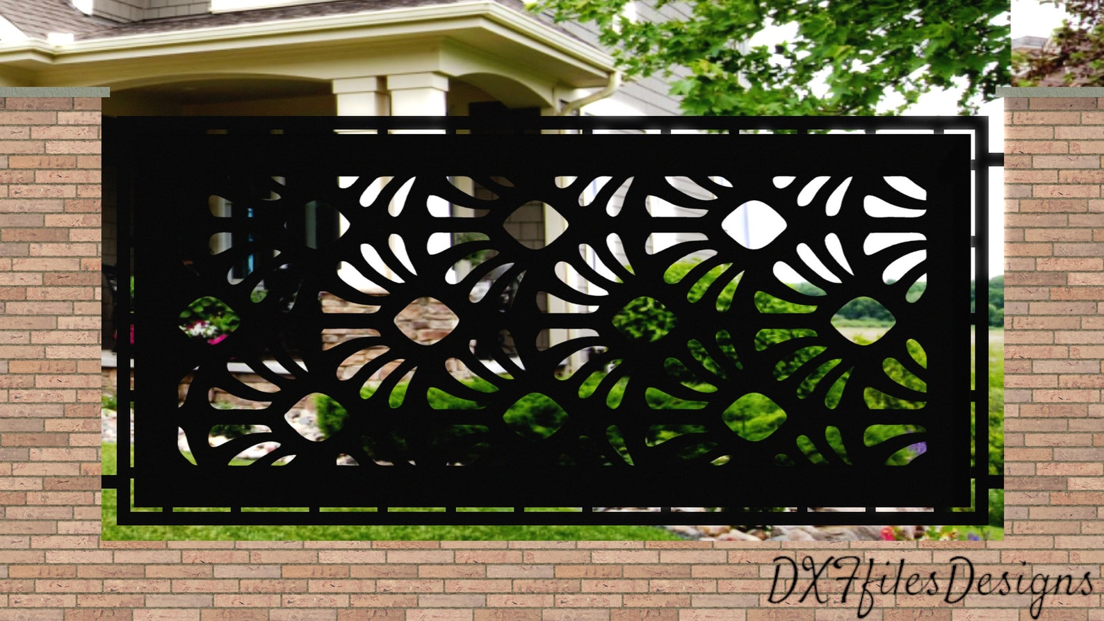 Fence Panel 29115 - Dxf File - Laser Cut - Plasma Cut - Etsy