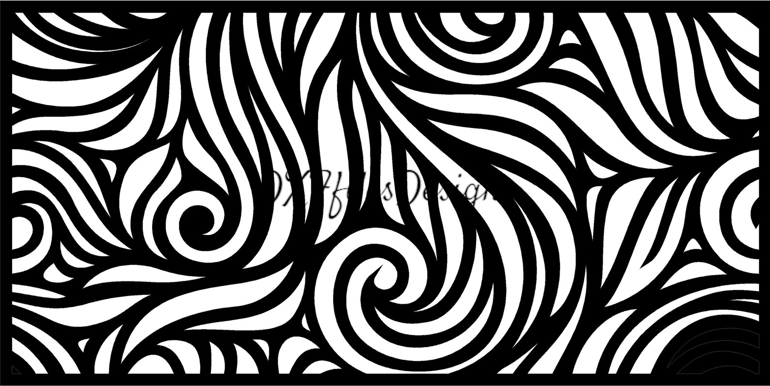 Fence Panel 29113 - Dxf File - Laser Cut - Plasma Cut - Etsy