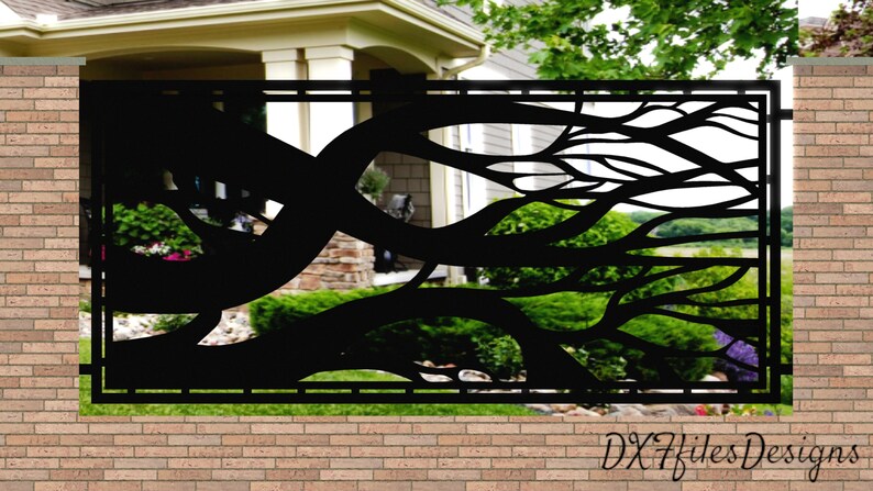 Fence Panel 29118 - Dxf File - Laser Cut - Plasma Cut - Etsy