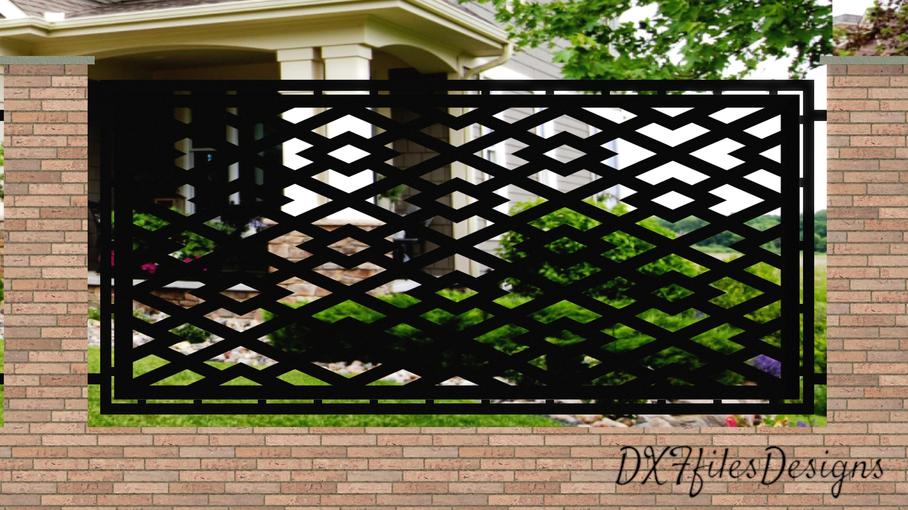 Fence Panel 29104 - Dxf File - Laser Cut - Plasma Cut - Etsy