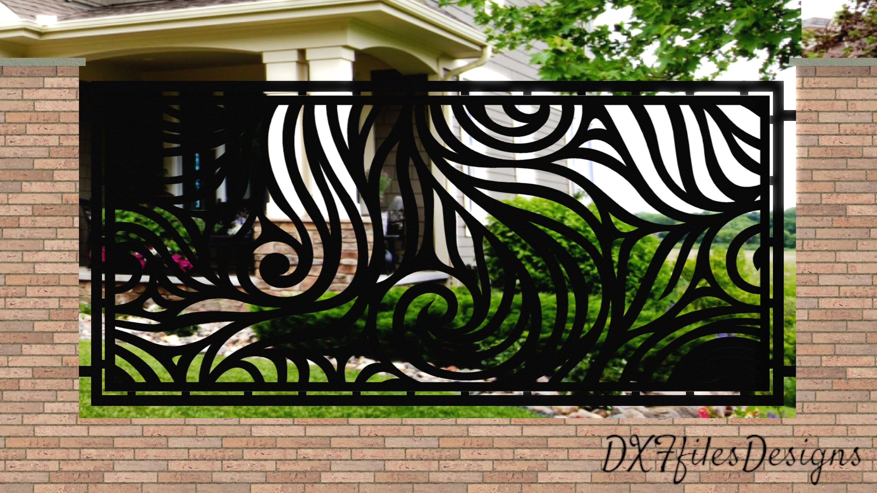 Fence Panel 29113 - Dxf File - Laser Cut - Plasma Cut - Etsy