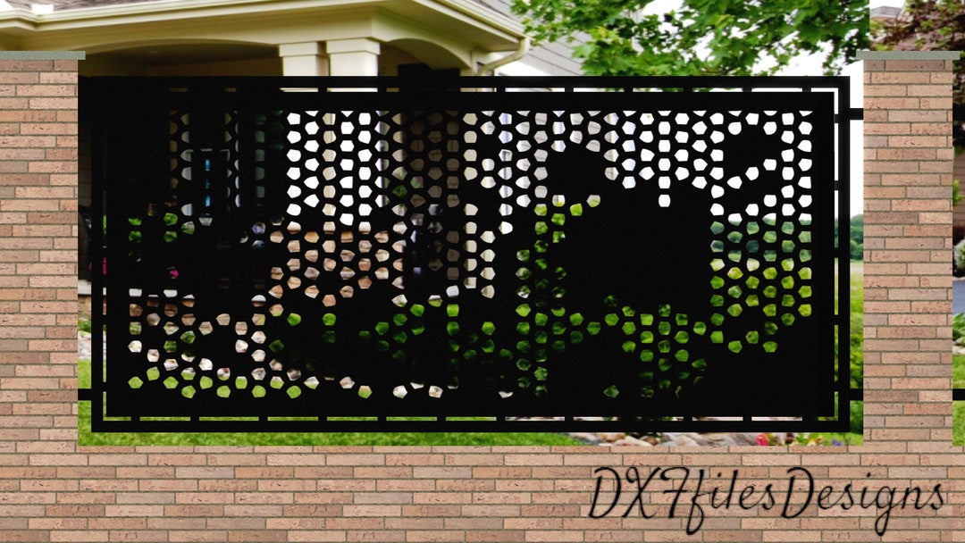 Fence Panel 29111 - Dxf File - Laser Cut - Plasma Cut - Etsy