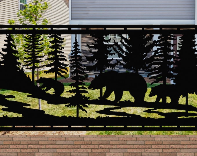 Three-bears-river-30x60-cm - Dxf File - Laser Cut - Plasma Cut - Etsy