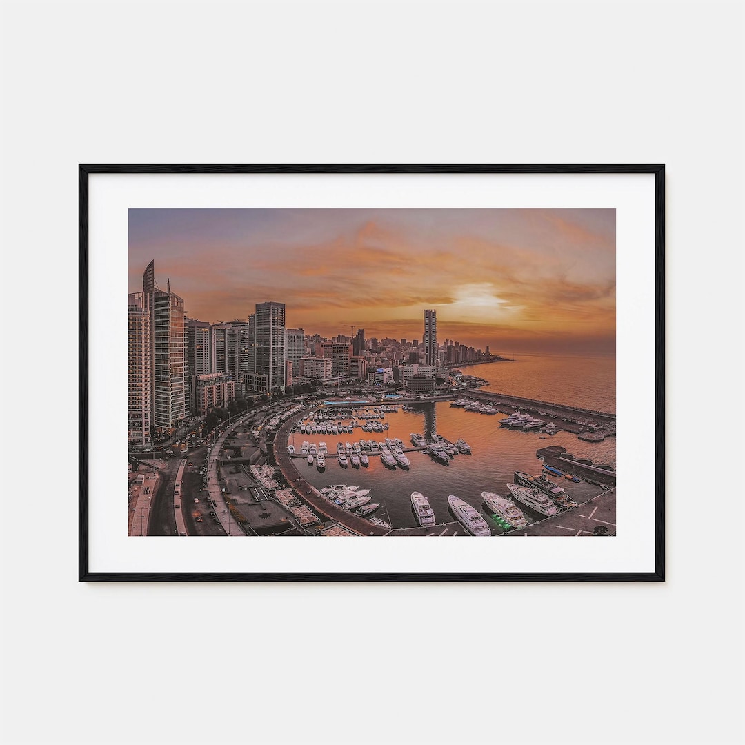 Beirut Colorful Poster Print Horizontal, Beirut Photo Wall Art, Beirut ...