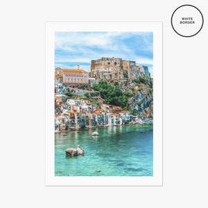 Calabria Colorful Poster Print No 1, Calabria Photo Wall Art, Calabria ...