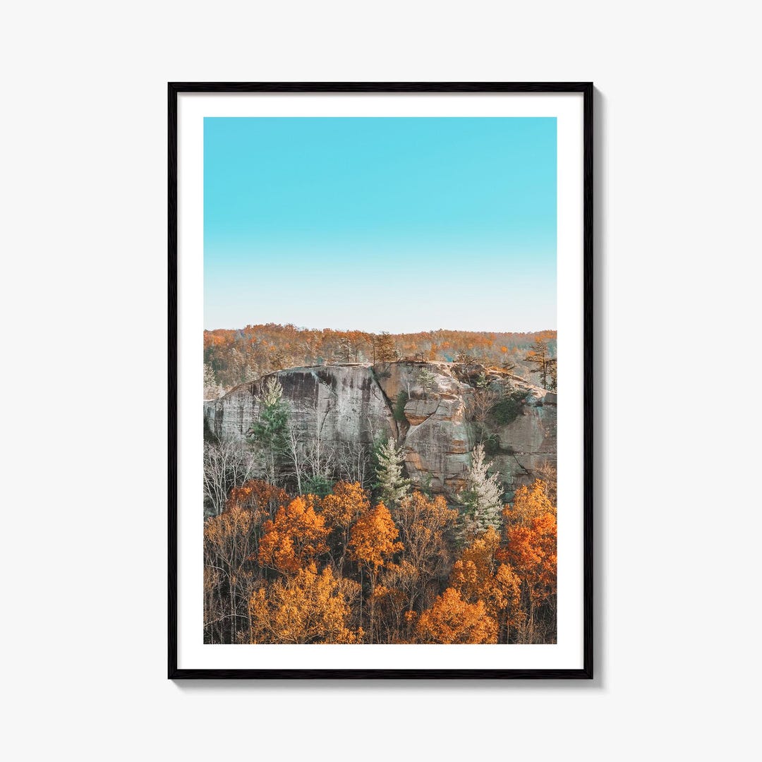 Red River Gorge Kentucky Fine Art Photo Print, Half Moon Rock, USA ...