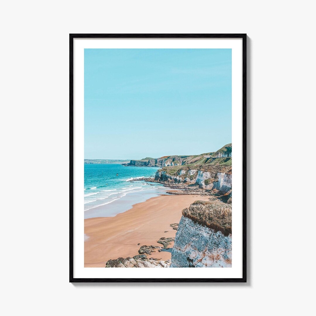 Portrush Fine Art Photo Print, White Rocks Beach, Irish Sea, Northern ...