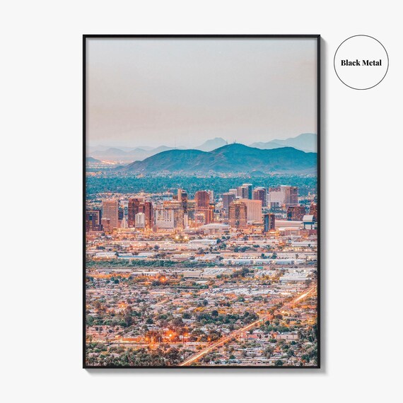 Impresión De La Ciudad De Phoenix-arizona