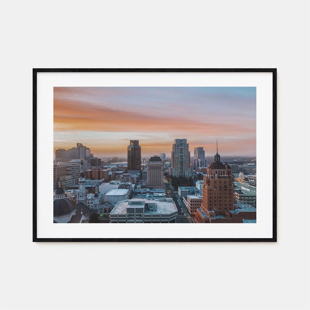 Sacramento Colorful Poster Print Horizontal, Sacramento Photo Wall Art ...