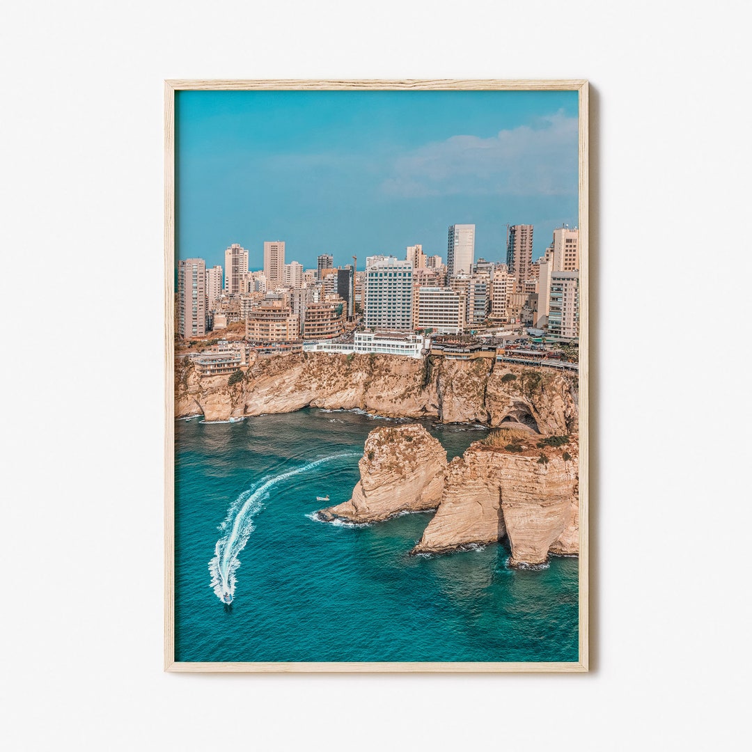 Beirut Colorful Poster Print, Beirut Photo Wall Art, Beirut Wall Decor ...