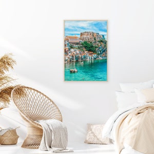 Calabria Colorful Poster Print No 1, Calabria Photo Wall Art, Calabria ...