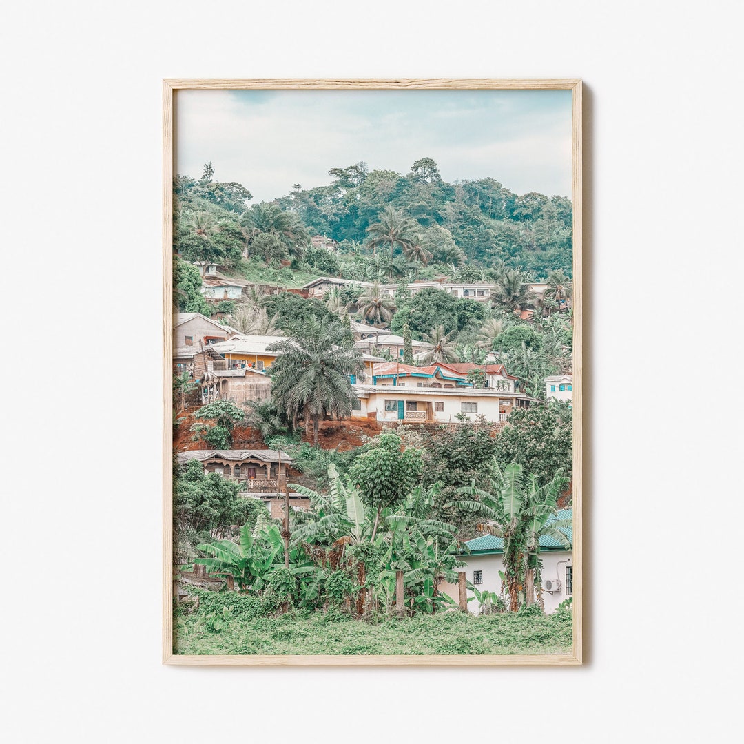 Cameroon Colorful Poster Print, Cameroon Photo Wall Art, Cameroon Wall ...