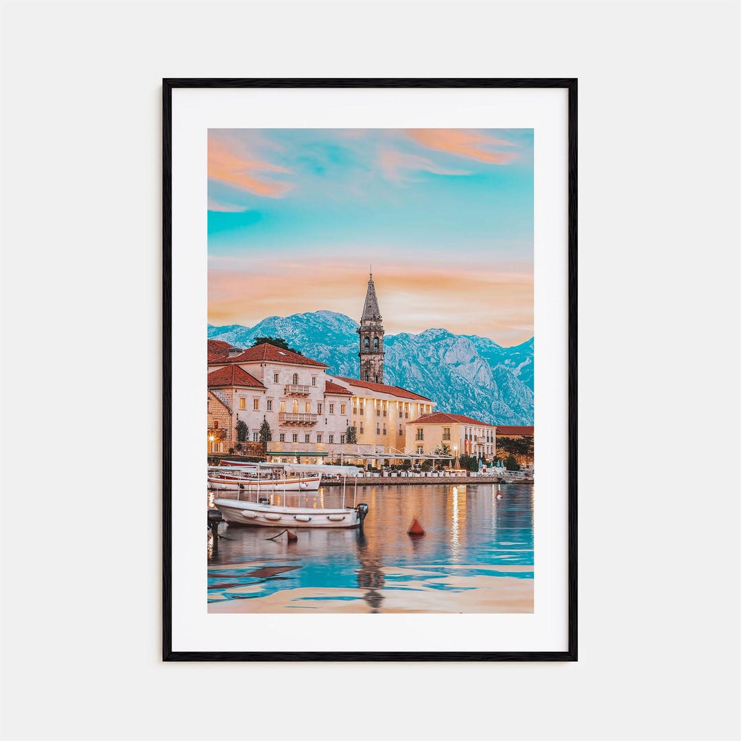 Kotor Colorful Poster Print, Kotor Photo Wall Art, Kotor Wall Decor ...