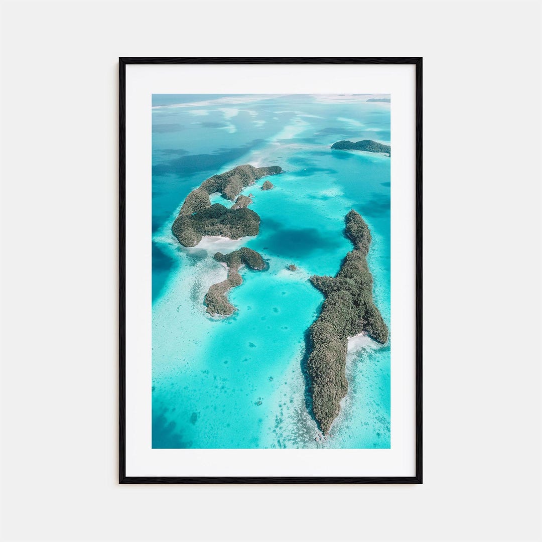 Palau Oceania Colorful Poster Print, Palau Photo Wall Art, Palau Wall ...