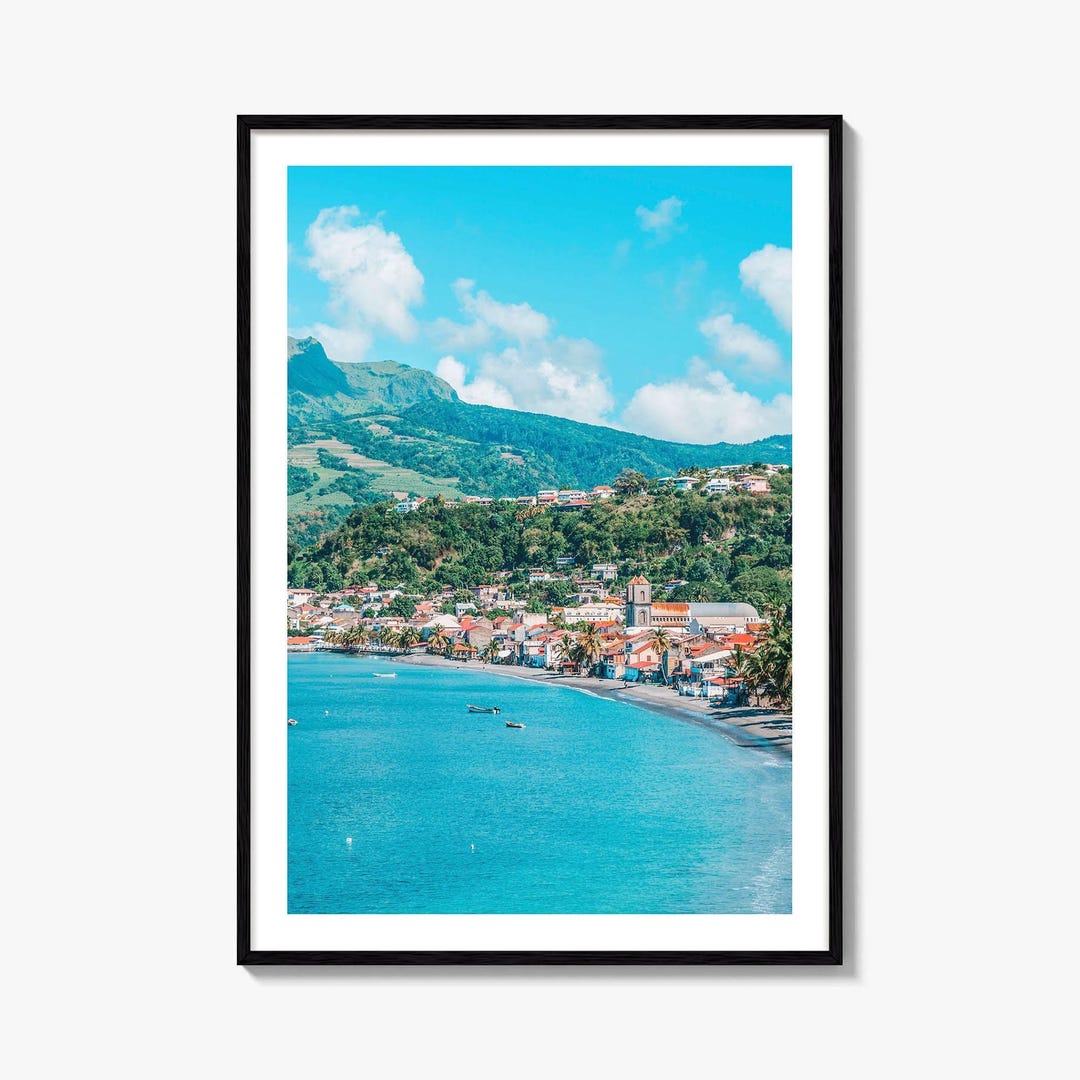 Martinique Colorful Poster Print, Martinique Photo Wall Art, Martinique ...